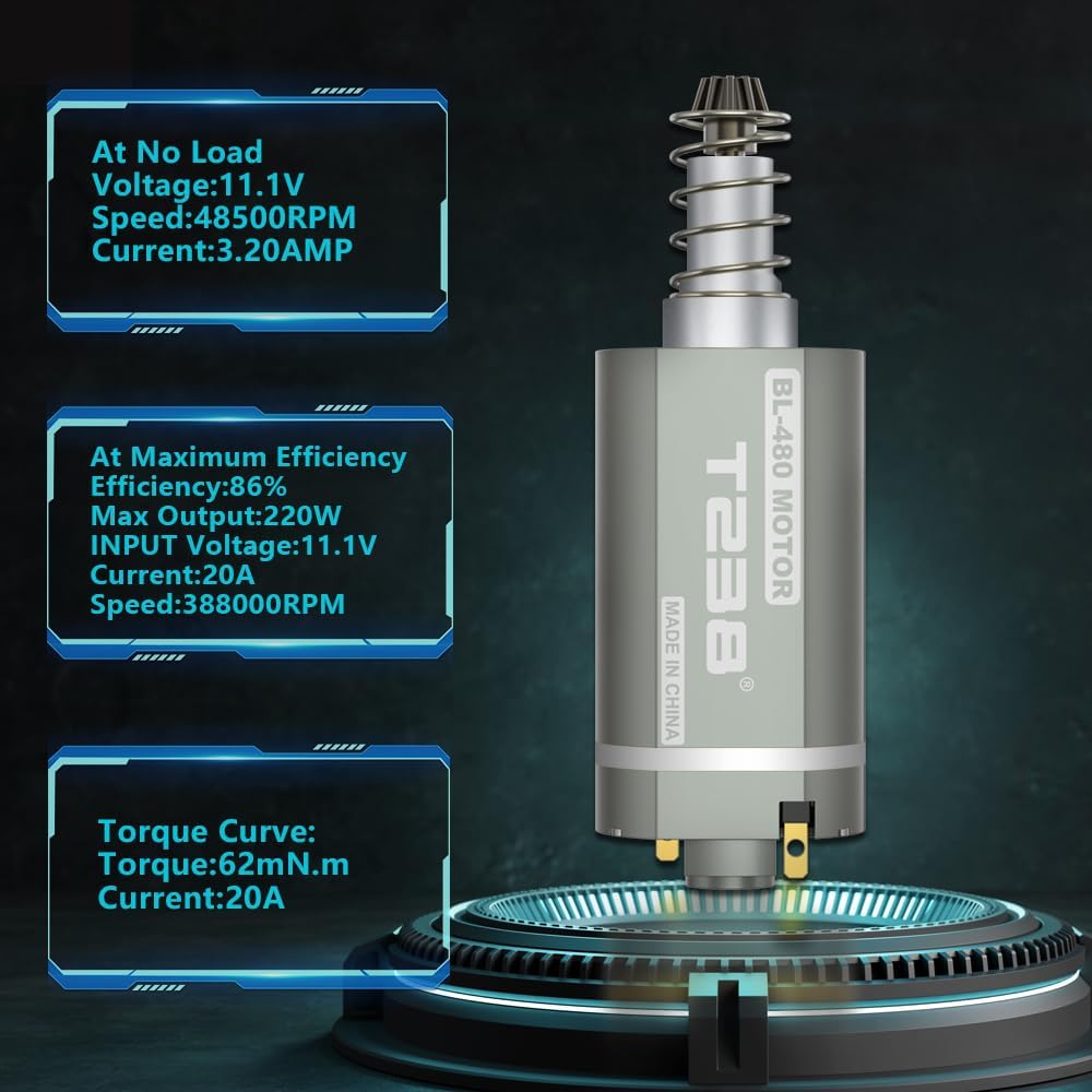 T238 Brushless Motor, High Speed High Torque Airsoft Brushless Motor ...