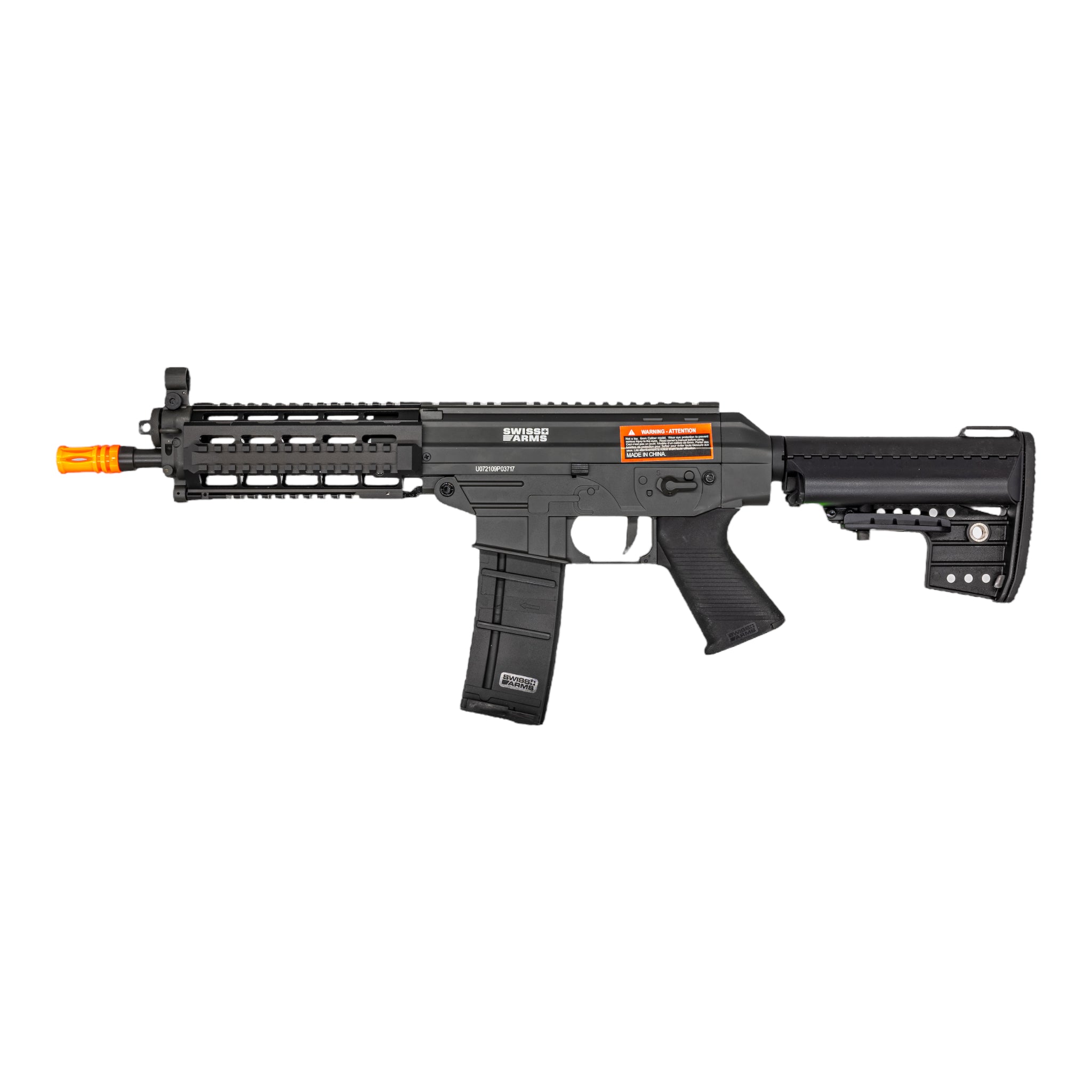 Cybergun / Swiss Arms Black SBR SG556 RIS Airsoft AEG Rifle | AEG | SS ...