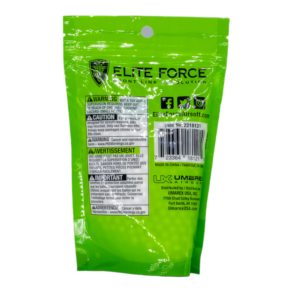 Elite Force Field Grade BB's .25g 1000 Count | SS Airsoft | Atlanta GA