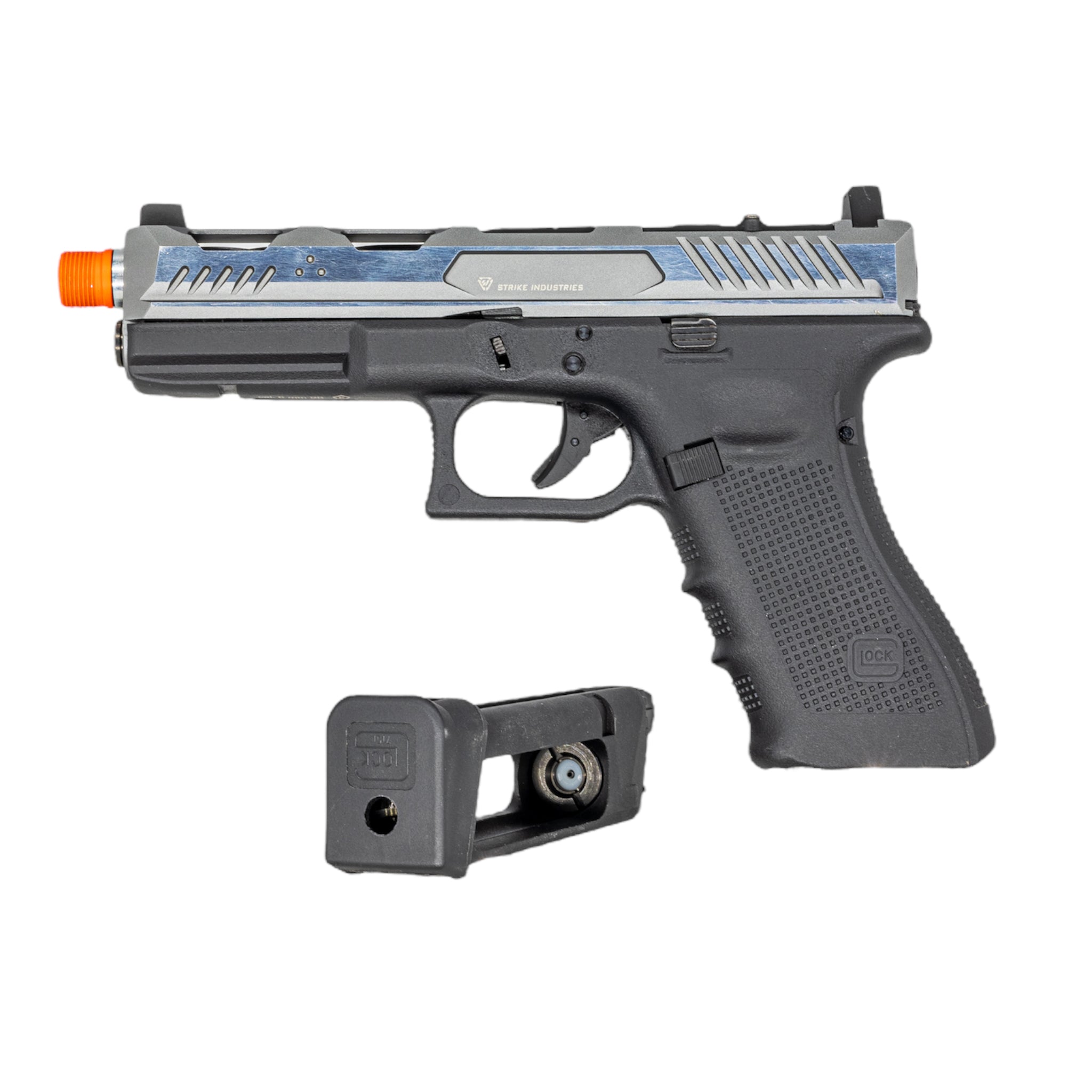 SS Airsoft Custom Glock G17 - Striker | Glock Custom Builds | SS ...