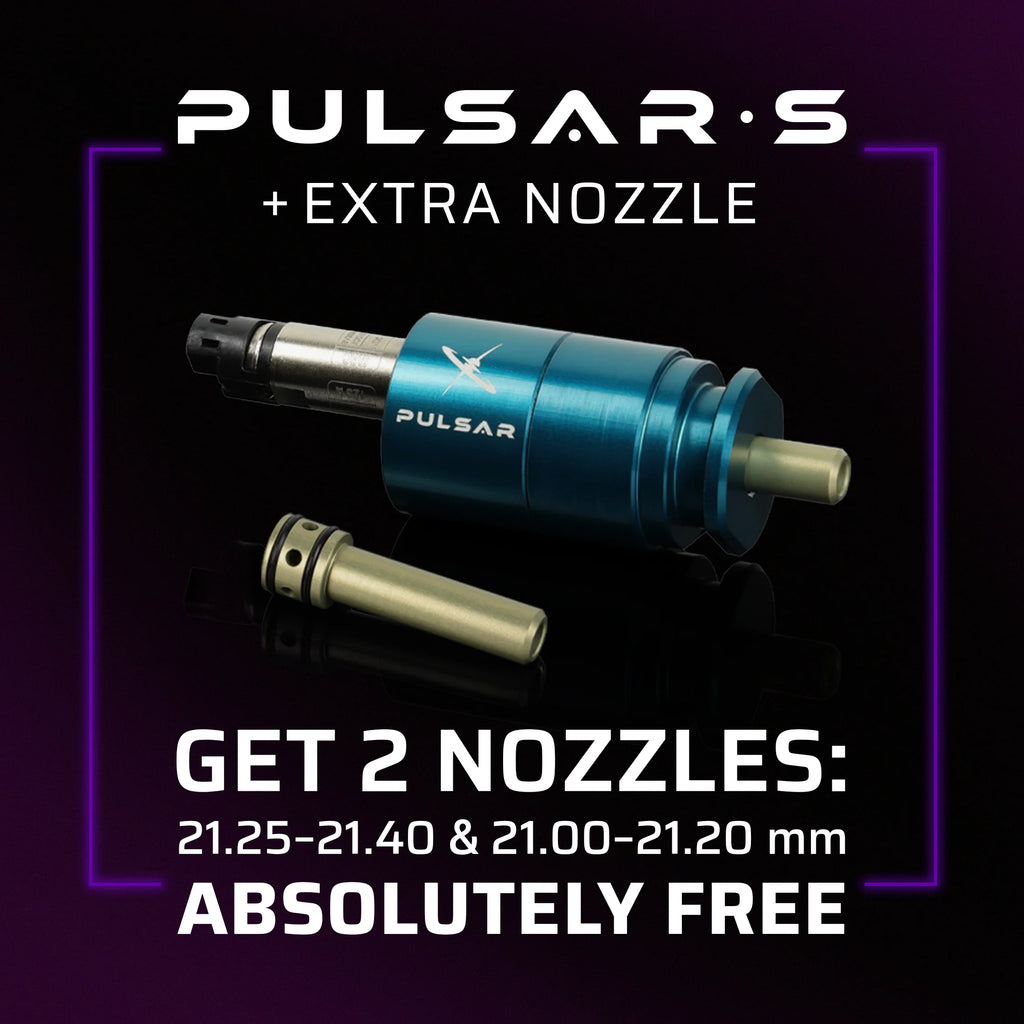Gate PULSAR S HPA Engine + Extra Nozzle | SS Airsoft | Atlanta GA