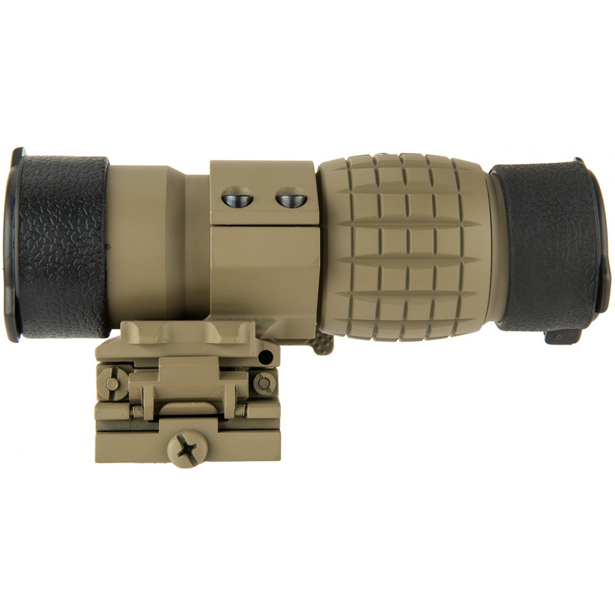 LANCER TACTICAL 1 - 3X ADJUSTABLE MAGNIFIER W/ QD MOUNT (TAN)