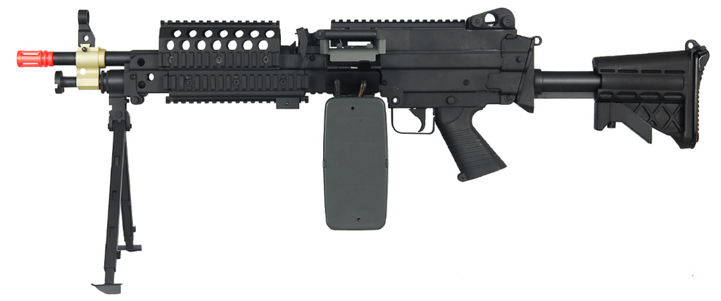 Atlas Custom Works Full Metal MK46 SAW Airsoft Machine Gun AEG | SS ...