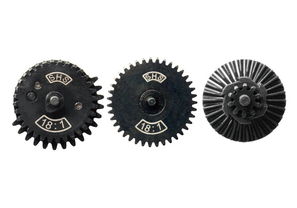 SHS GEN. 3 CNC STEEL GEAR SET FOR VERSION 2 / 3 STANDARD RATIO 18:1, 10 ...