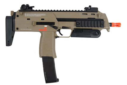 H&K Umarex MP7 Rapid Deployment Airsoft Gas Blowback by KWA- Tan ...