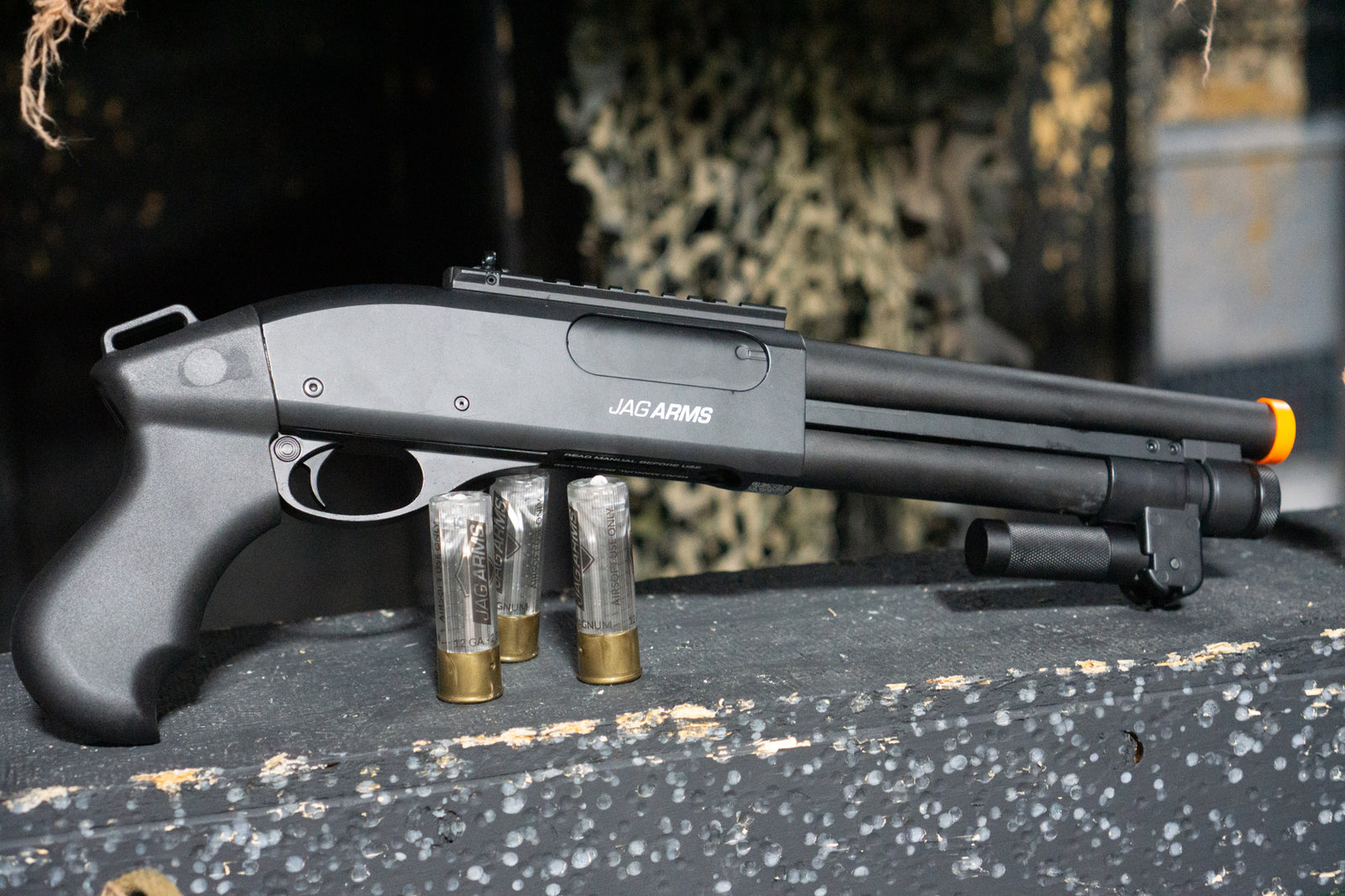 JAG Arms Gas Scattergun Super CQB in Black | Shotguns | SS Airsoft ...