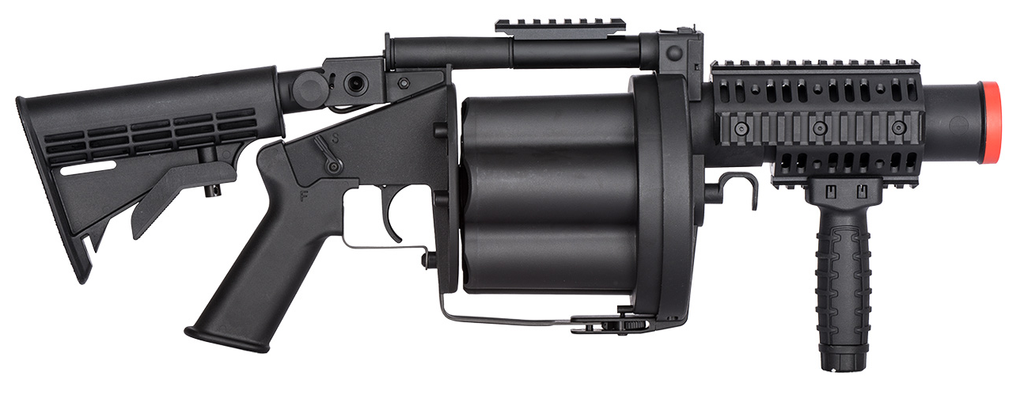 ICS 6 Round 40mm Airsoft Revolving Grenade Launcher – SS Airsoft