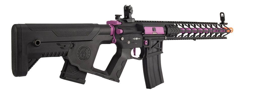 Lancer Tactical AEG Nightwing Enforcer Purple High FPS | AEG | SS ...