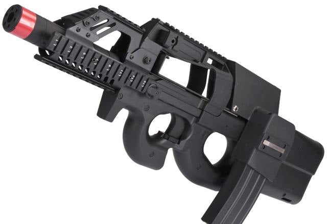 P90 Custom Terminator Airsoft AEG w/ Box Mag - Black | AEG | SS Airsoft ...