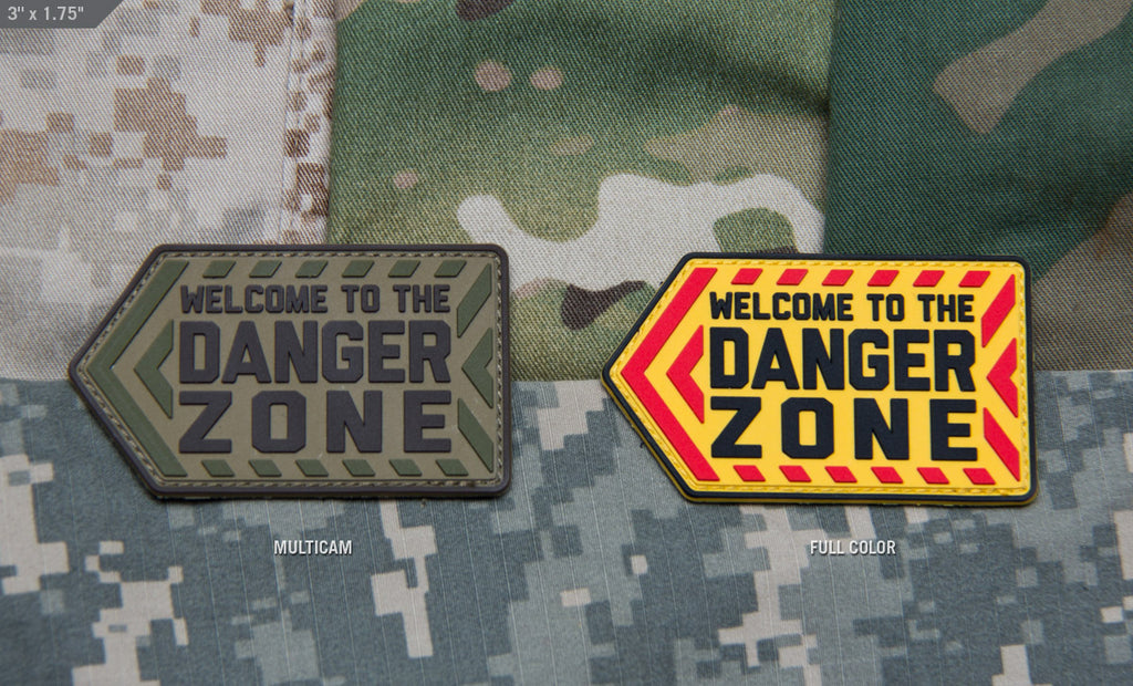 Danger Zone PVC Morale Patch - Color : FullColor | Patches | SS Airsoft ...