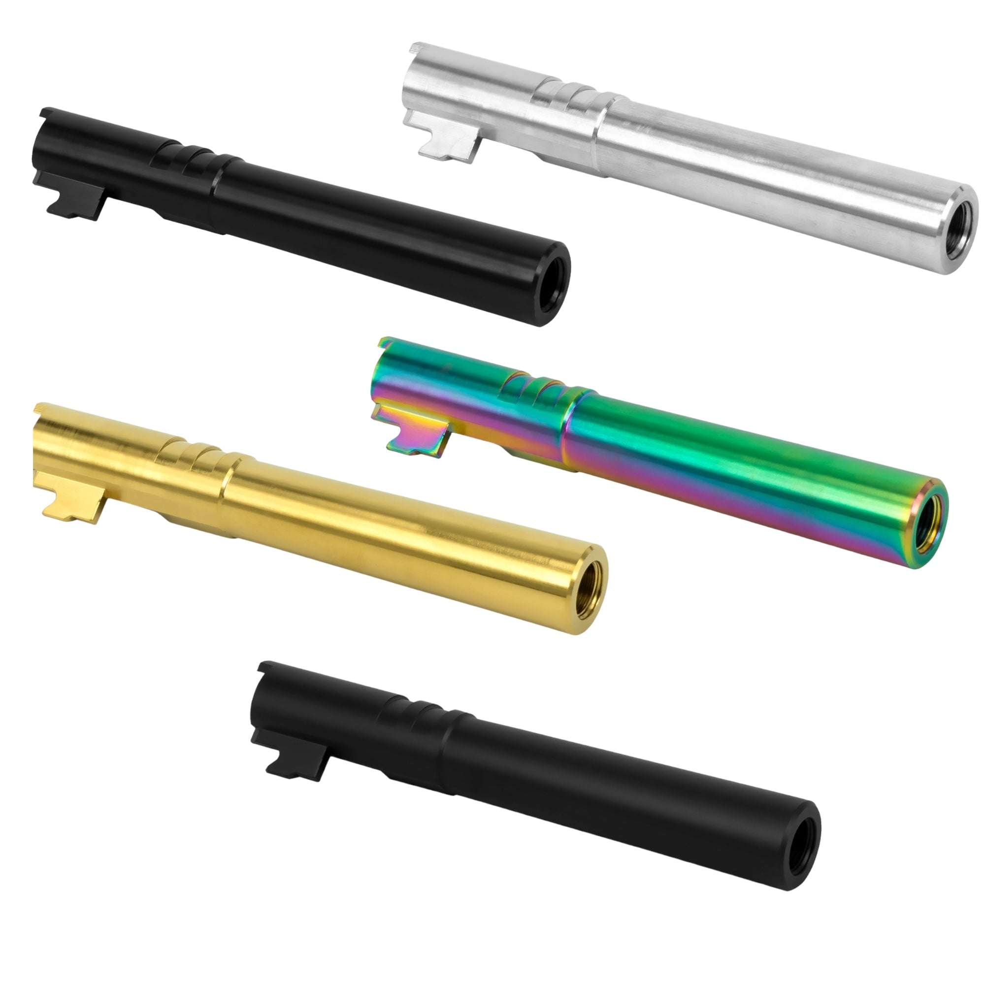 Edge Custom .45 ACP Steel Black Threaded Outer Barrel for TM Hi-Capa 5. ...