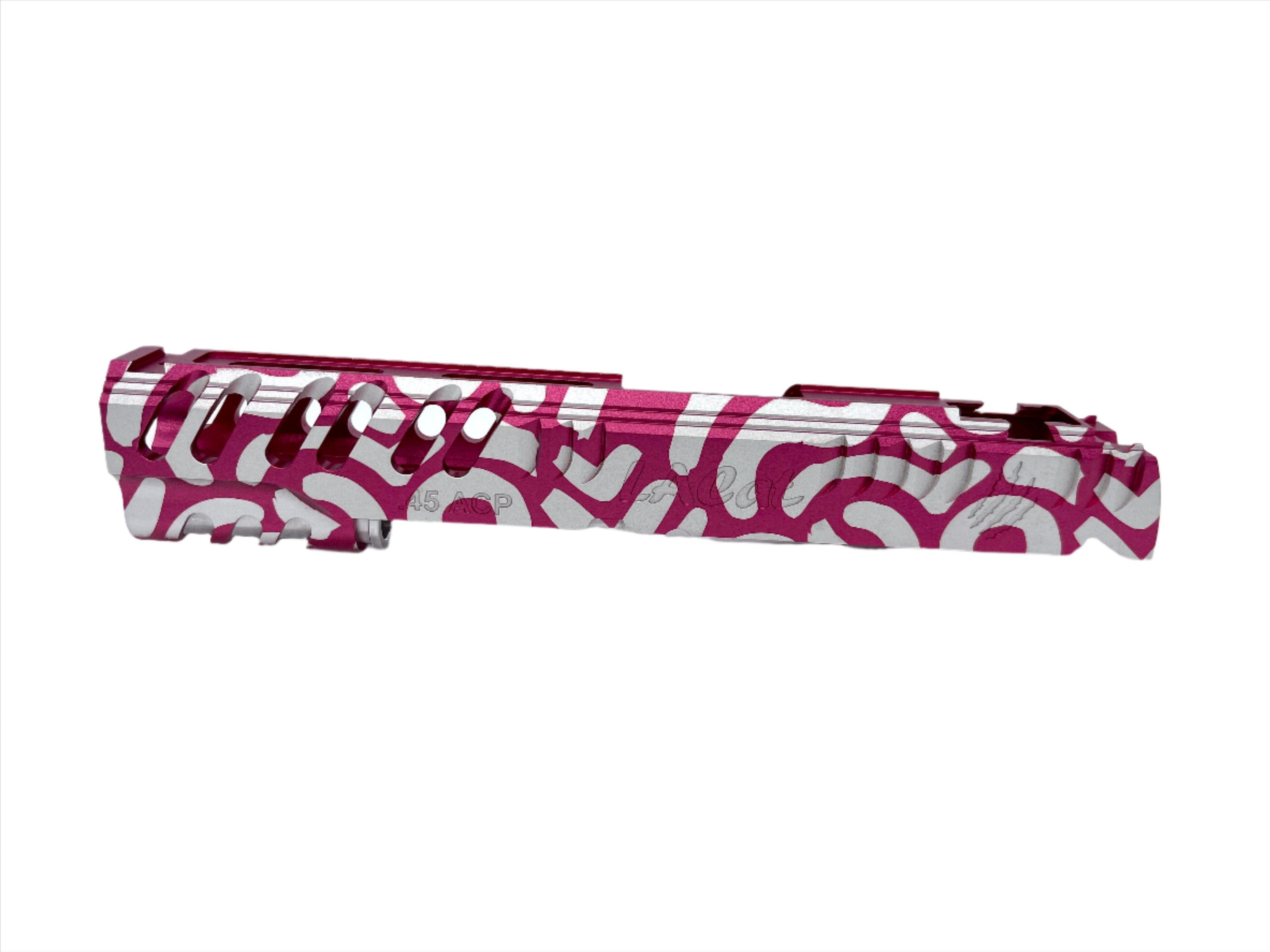 SS Custom Laser Engraved Tribal Hi-Capa 5.1 Slide (Pink) | SS Airsoft ...