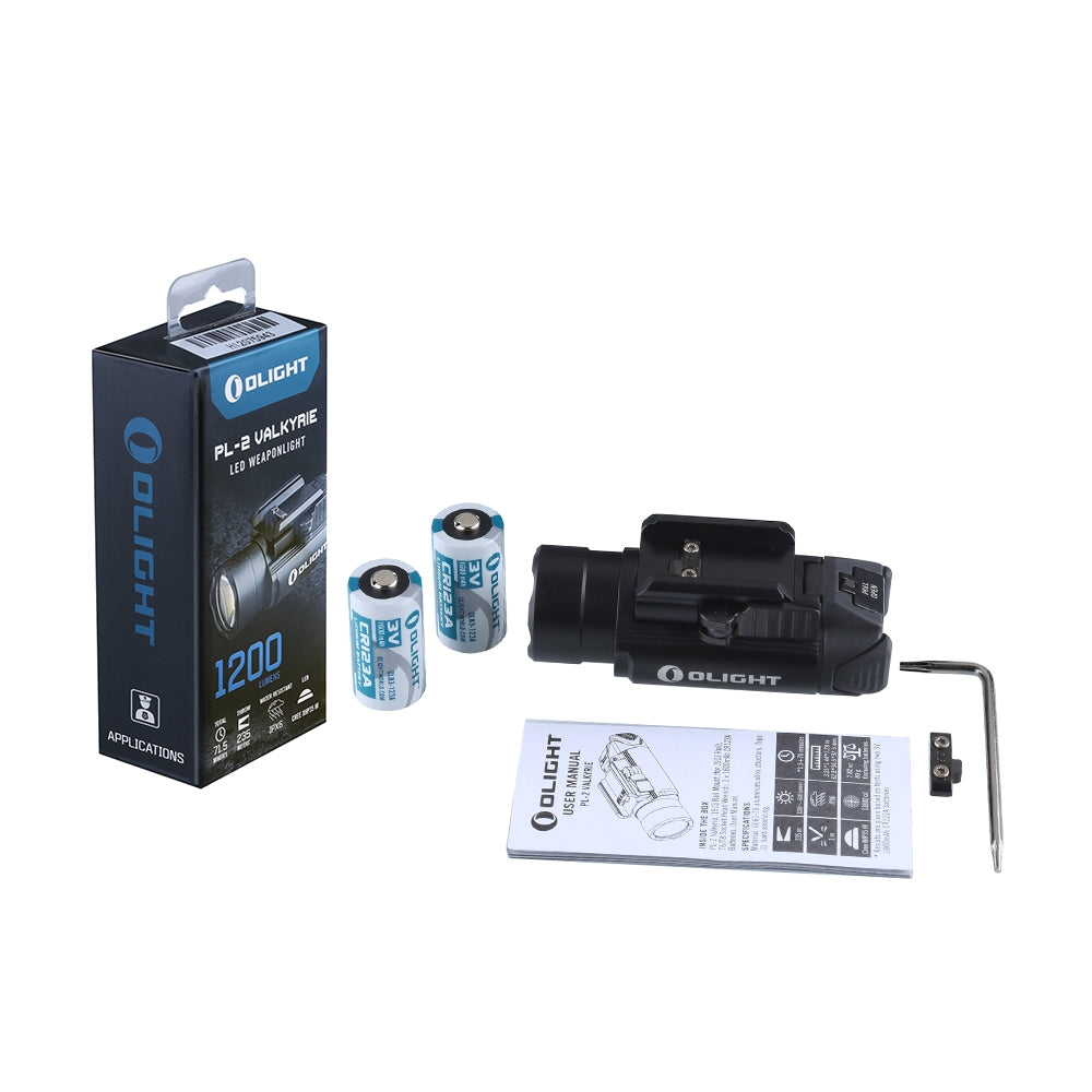 Olight PL-2 Valkyrie Black 1200 Lumens W Strobe | Flashlights | SS ...