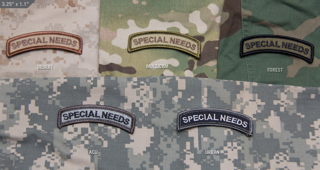 SPECIAL NEEDS MORALE PATCH Multicam | Patches | SS Airsoft | Atlanta GA